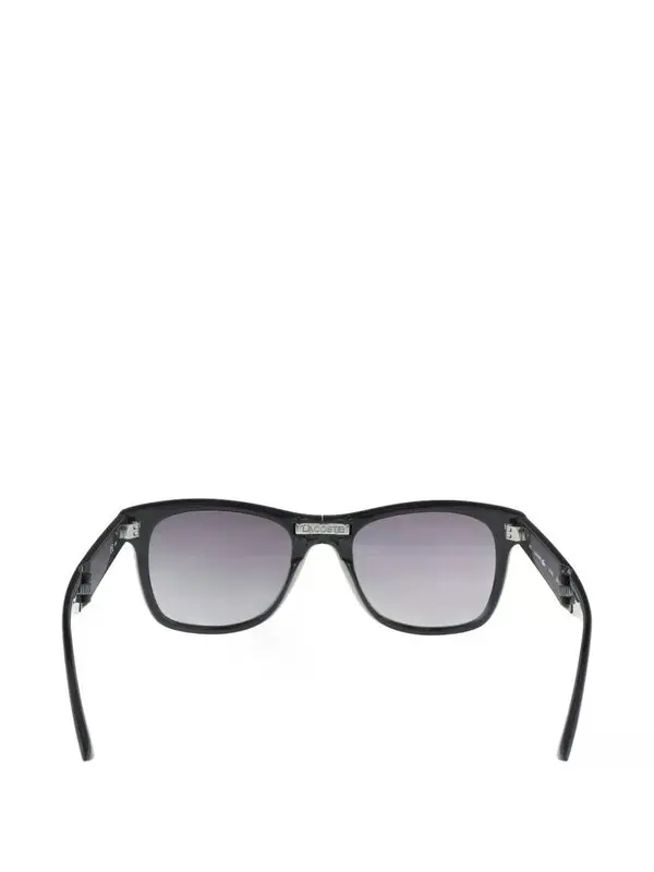 Lacoste Foldable Rectangle-frame Sunglasses - Black