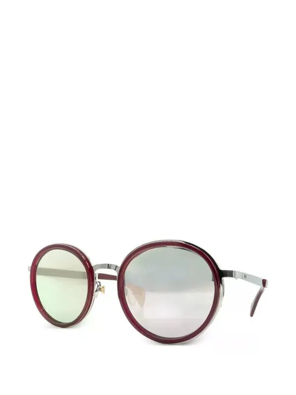 Mcm Round Frame Sunglasses - Red