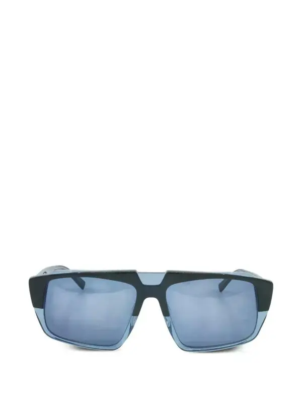 Mcm Logo Detail Sunglasses - Blue