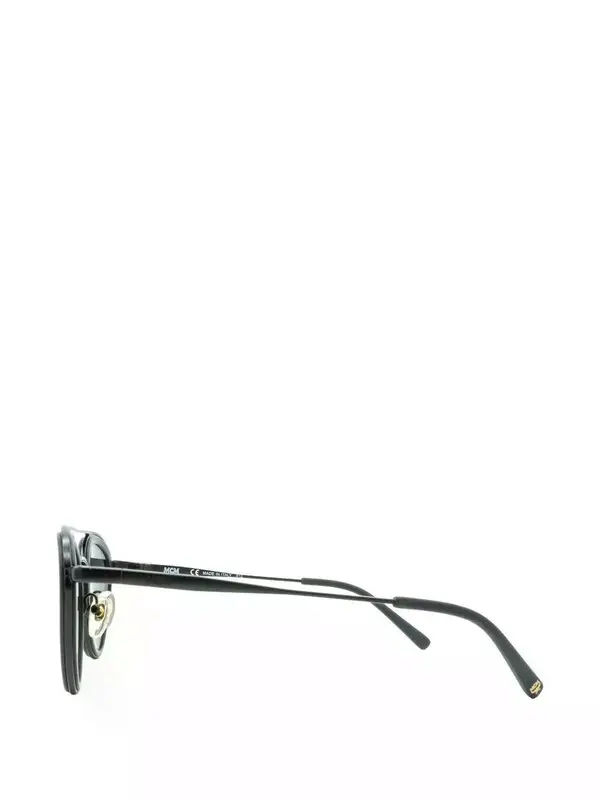 Mcm Double-bridge Oval-frame Sunglasses