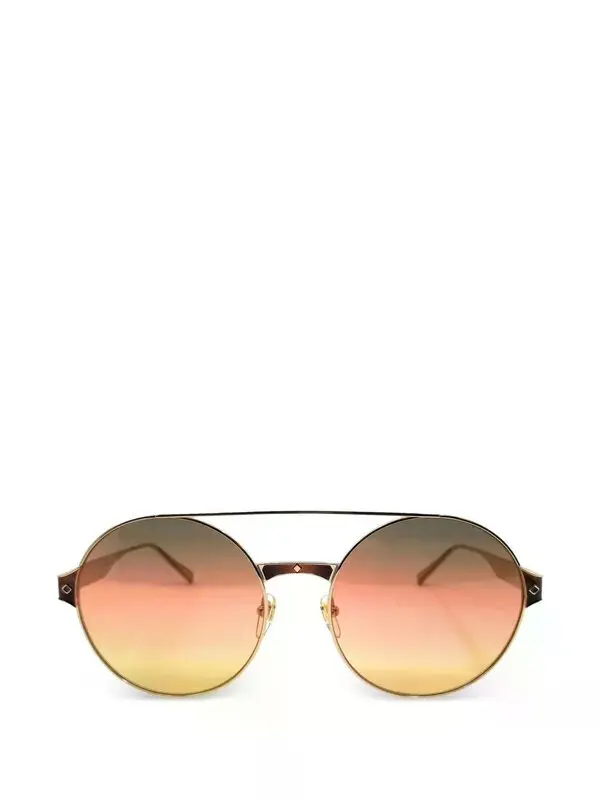 Mcm Round Frame Double Bridge Sunglasses