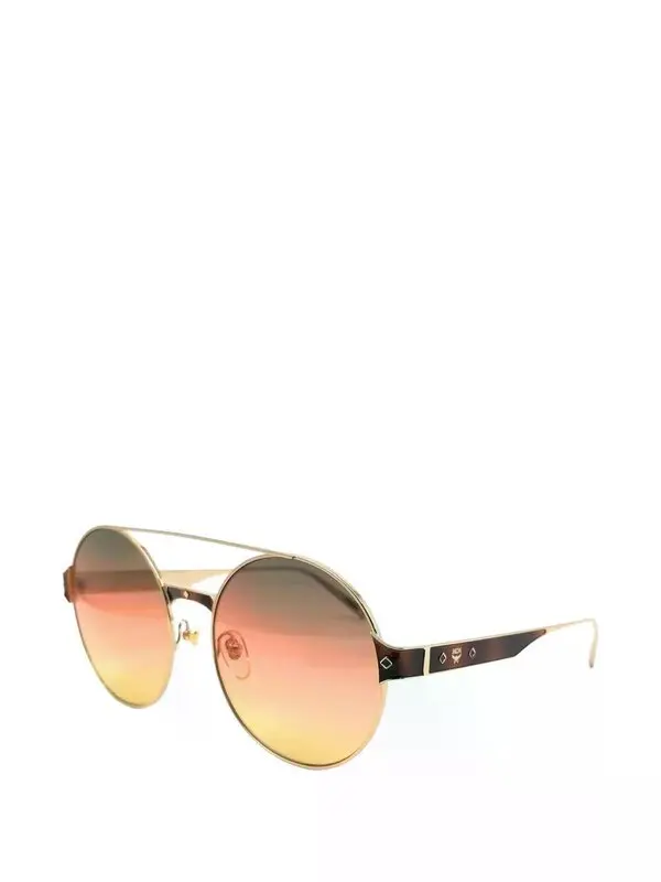 Mcm Round Frame Double Bridge Sunglasses
