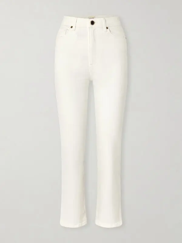 Khaite Abigail High-rise Straight-leg Jeans