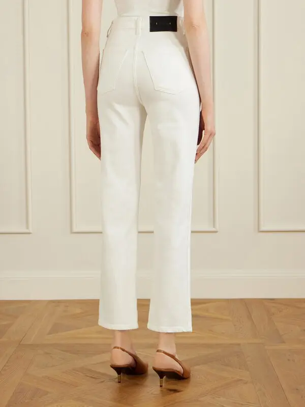 Khaite Abigail High-rise Straight-leg Jeans