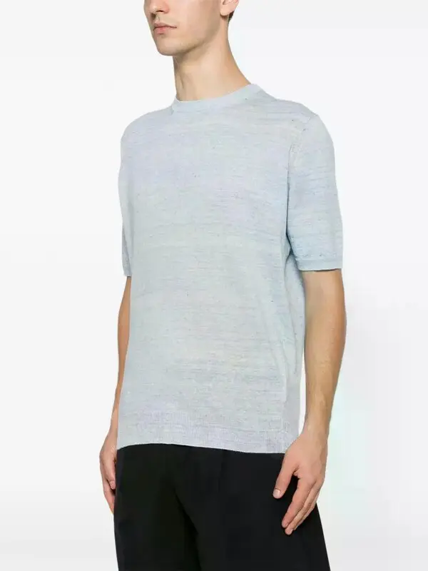 FILIPPO DE LAURENTIIS Fine-knit Short-sleeve T-shirt