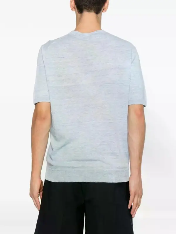 FILIPPO DE LAURENTIIS Fine-knit Short-sleeve T-shirt