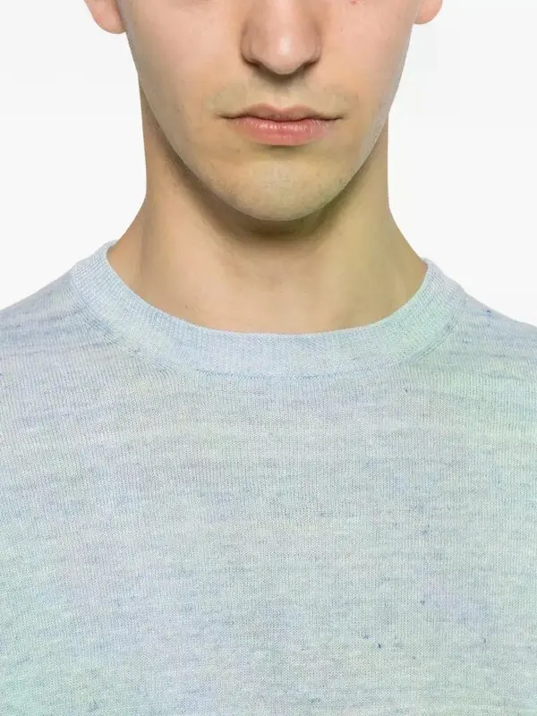 FILIPPO DE LAURENTIIS Fine-knit Short-sleeve T-shirt