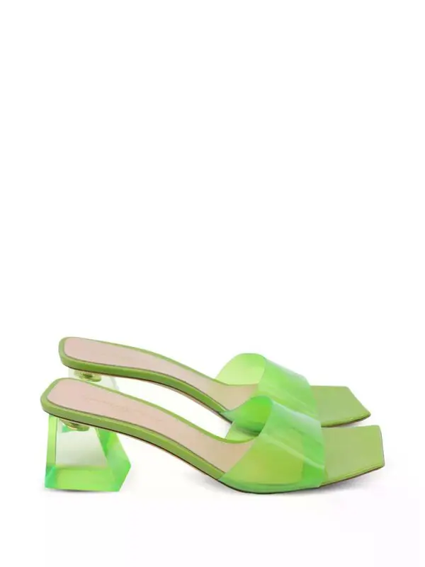 GIANVITO ROSSI Cosmic Square-toe Sandals