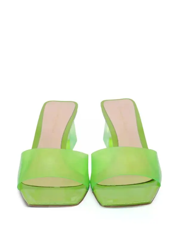 GIANVITO ROSSI Cosmic Square-toe Sandals