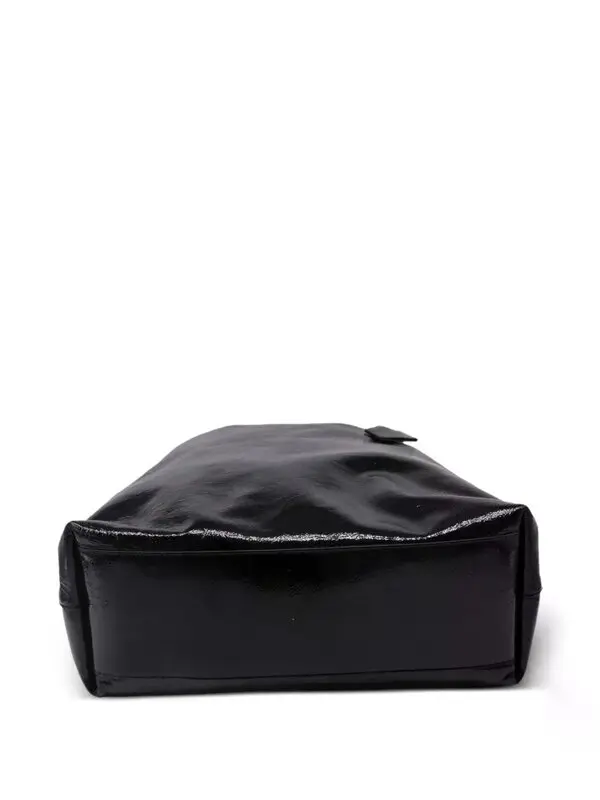 Saint Laurent Bold Shopping Patent Leather Tote Bag