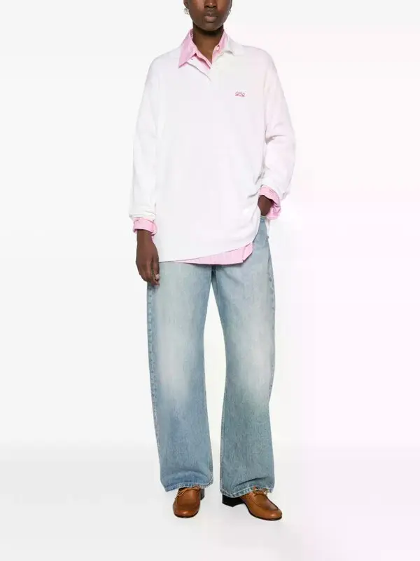 Loewe Cashmere And Silk Blend Polo Sweater