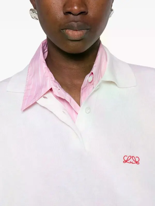 Loewe Cashmere And Silk Blend Polo Sweater