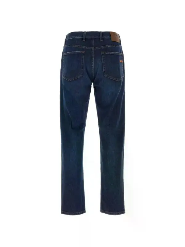 Zegna Faded Effect Five-pocket Jeans