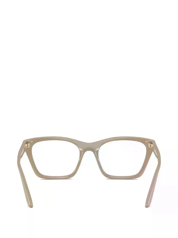 Emporio Armani Beige Cat-eye Frame Sunglasses
