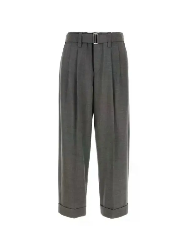 Brunello Cucinelli Belted Pleated Trousers