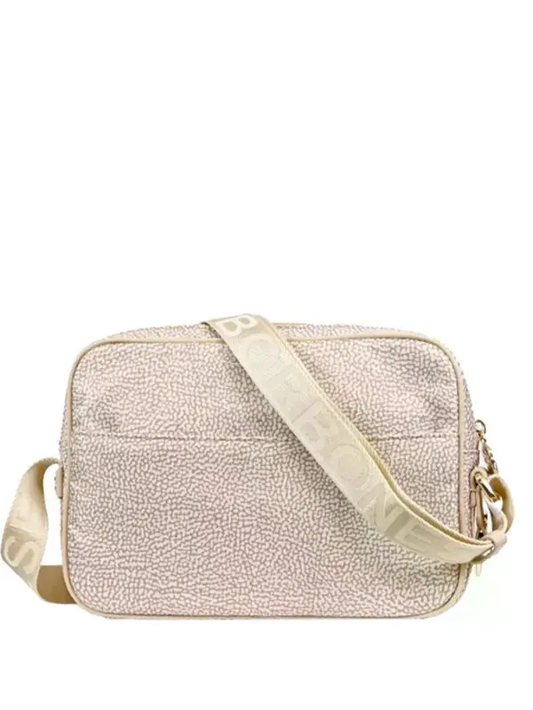 Borbonese Op Occhi Di Pernice Shoulder Bag - Neutrals