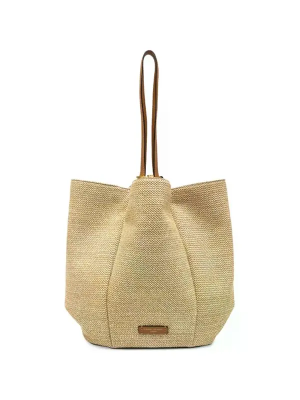 GIANNI CHIARINI Large Woven Tote Bag - Neutrals