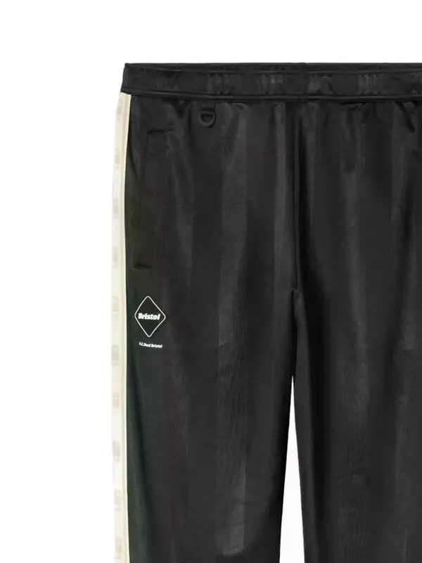 Carhartt Work In Progress Logo-stripe Ribbed-cuff Track Pants