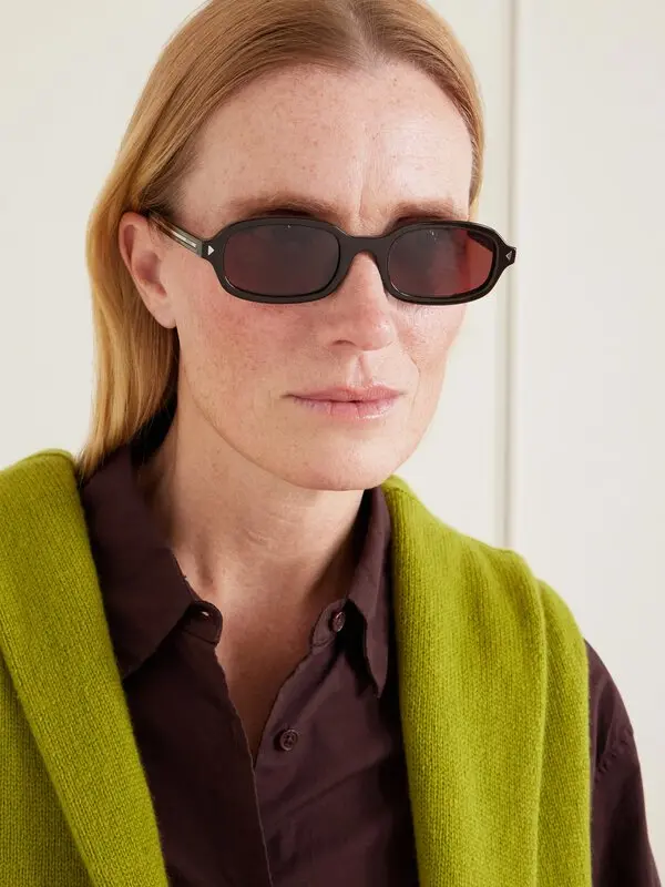 Prada Rectangular-frame Acetate Sunglasses