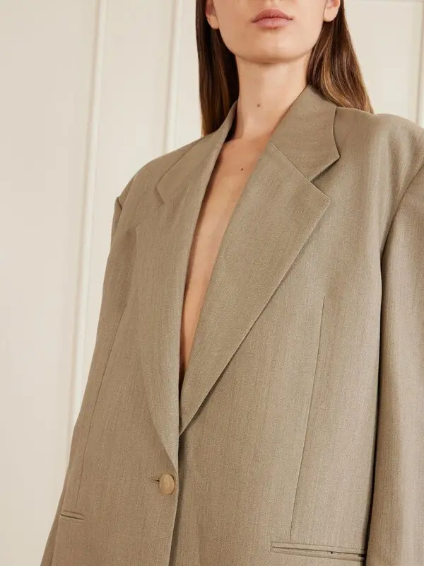 Calvin Klein Avery Oversized Wool-blend Blazer