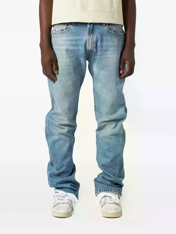 1989 STUDIO Panelled Straight-leg Jeans - Blue