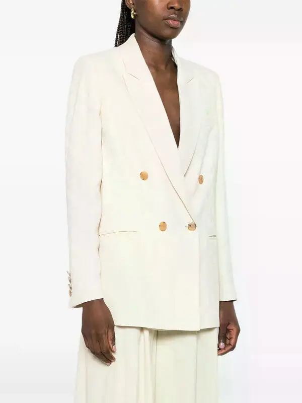 Etro Double-breasted Jacquard Jacket