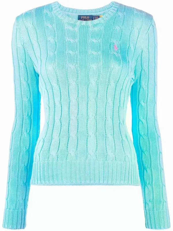 Polo Ralph Lauren Cable Knit Jumper - Blue