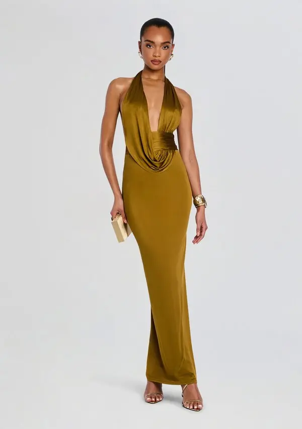 Retrofete Payton Gown - Ochre