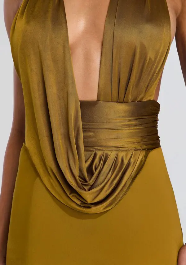 Retrofete Payton Gown - Ochre