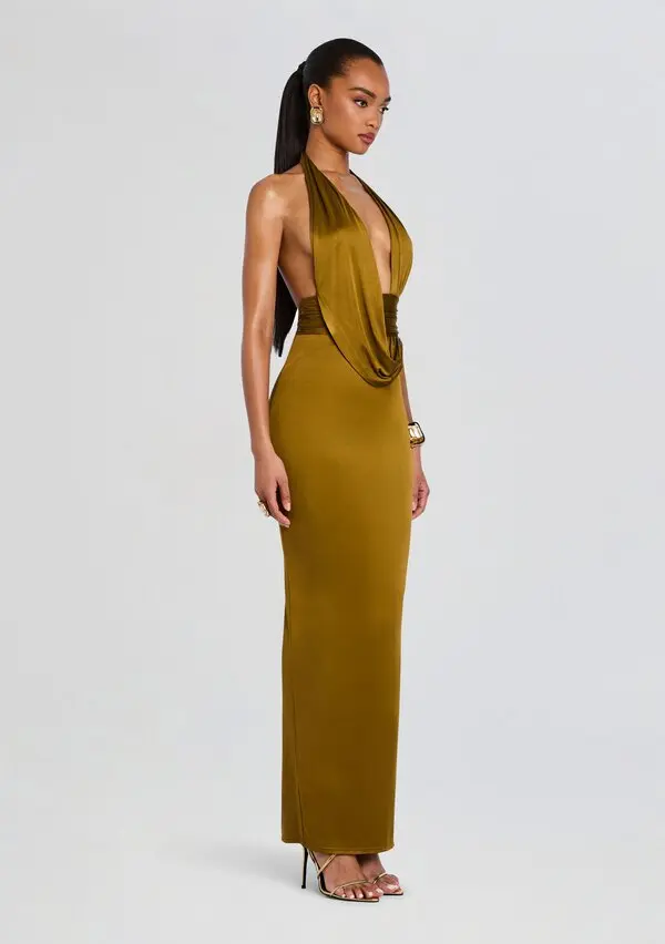 Retrofete Payton Gown - Ochre