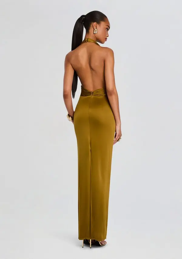 Retrofete Payton Gown - Ochre