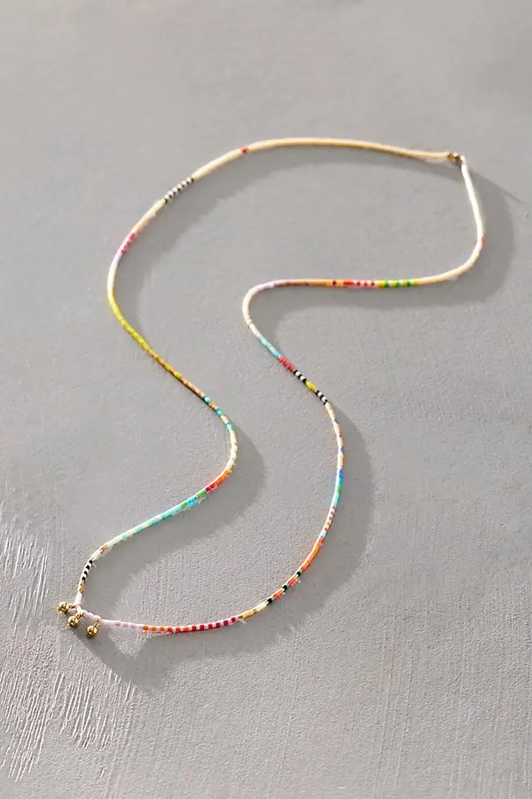 IWONA LUDYGA DESIGN Multi Slim Long Necklace - Multicolor