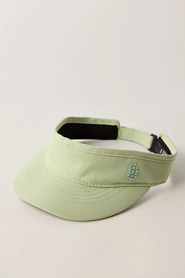 Free People Sport Visor With Logo Detail - Whipped Lime