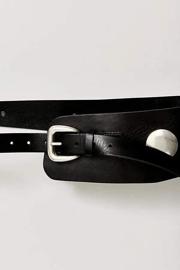 Free People Strada Hip Belt - Black