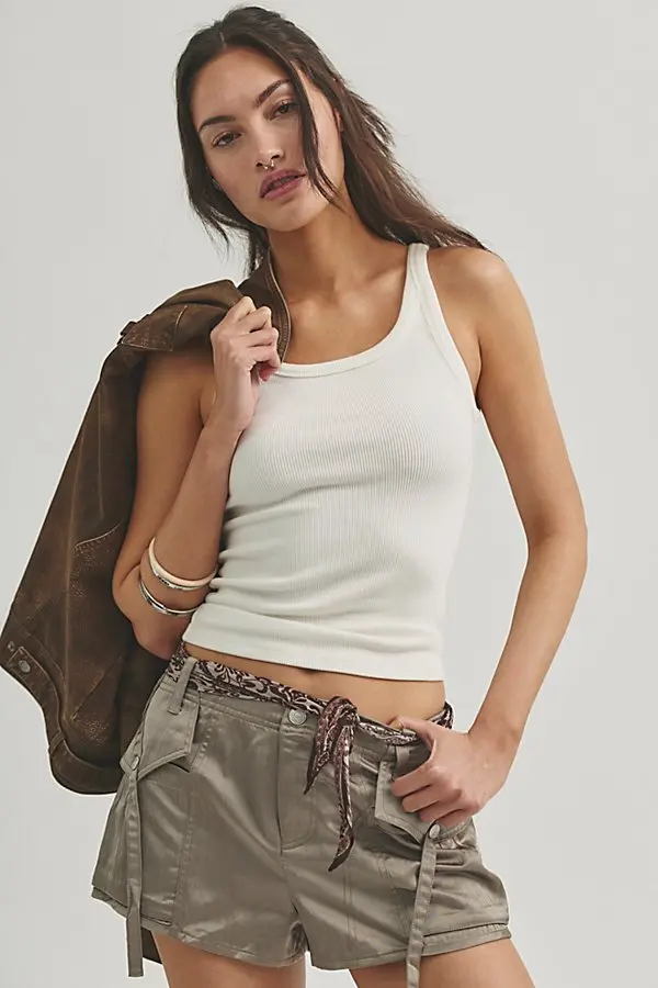 Free People We The Free One Liner Cargo Shorts