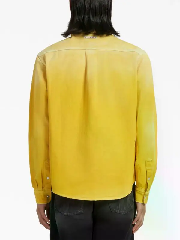 Marni Overdyed Denim Shirt