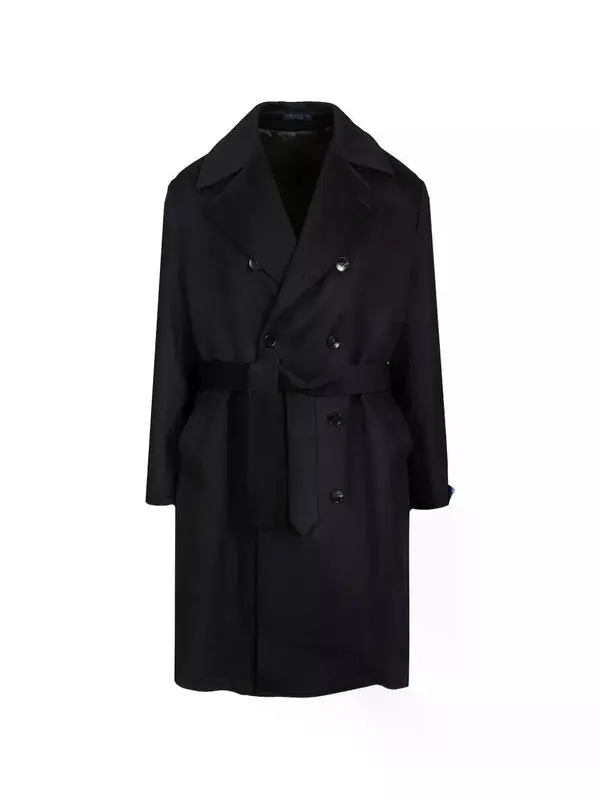 GUARINUCCI Double-breasted Belted Coat