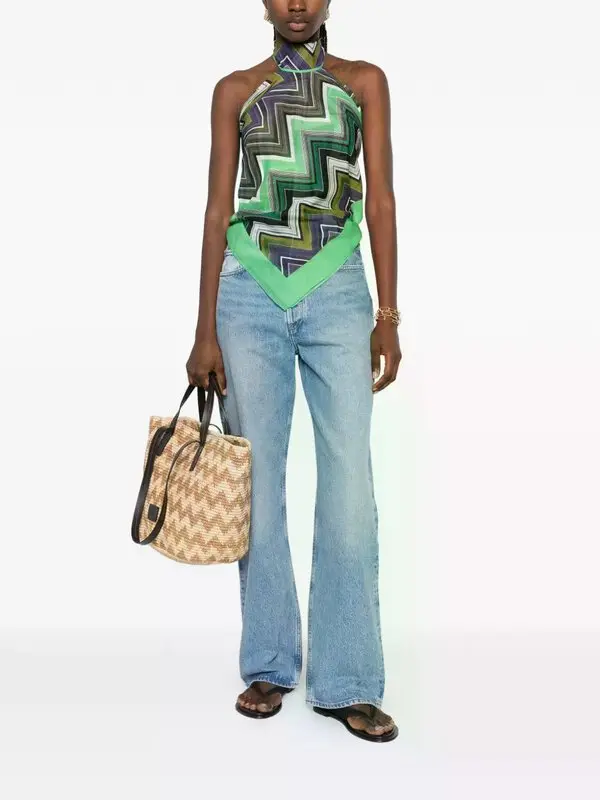 AGOLDE Faded Wide-leg Jeans