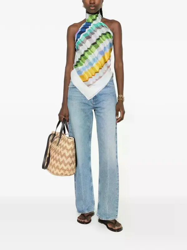 AGOLDE Pressed-crease Wide-leg Jeans