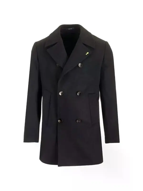 GUARINUCCI Double-breasted Buttoned Coat