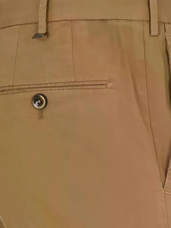 PT TORINO Belt-loop Pocket Trousers - Neutrals