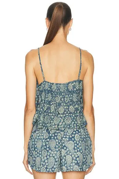R13 Square Neck Cami Top