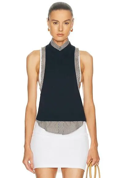 Versace Cut Out Tank Top
