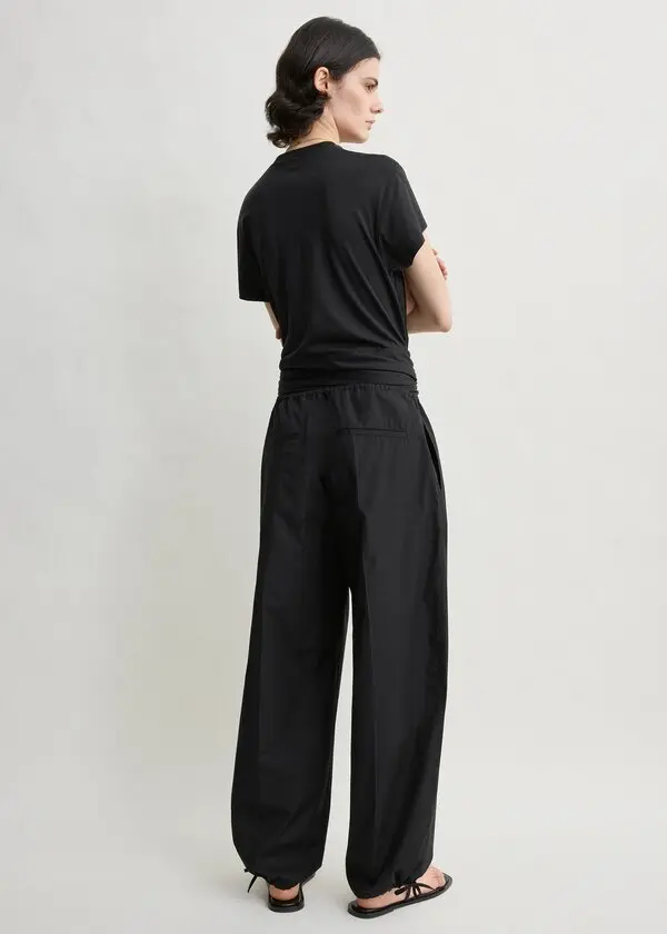 TOTEME Drawstring Cotton Trousers