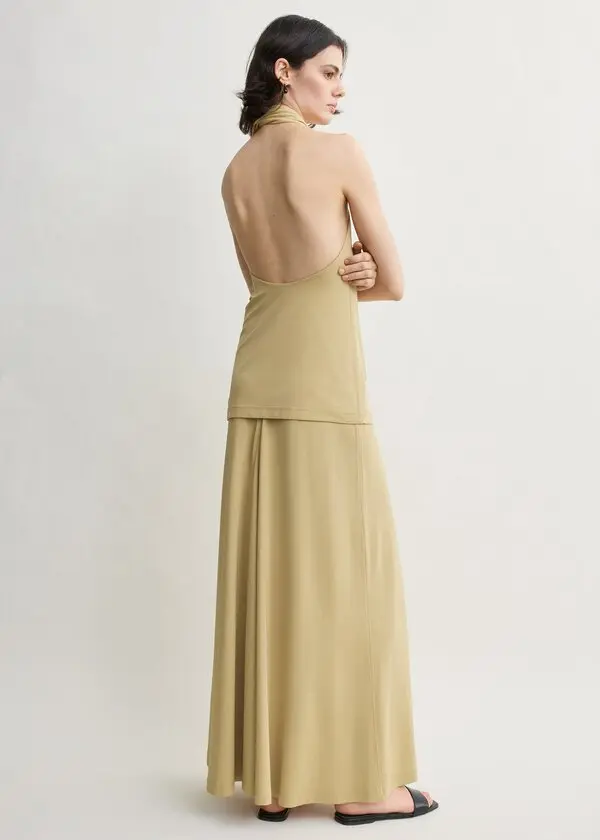 TOTEME Twisted Jersey Halter Top