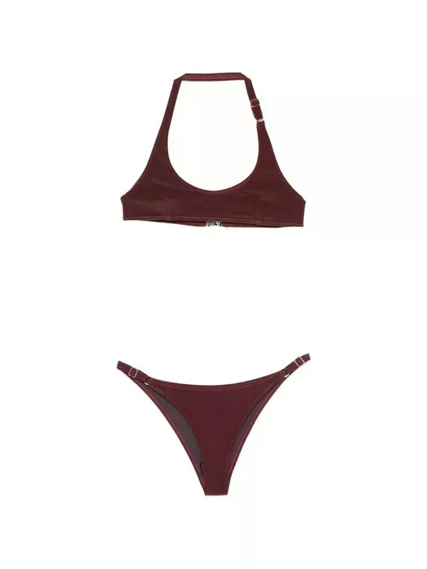 Attico Halterneck Bikini Set - Red