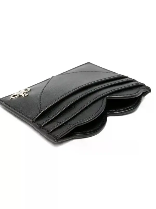VIVIENNE WESTWOOD Heart-shaped Orb Card Holder - Black