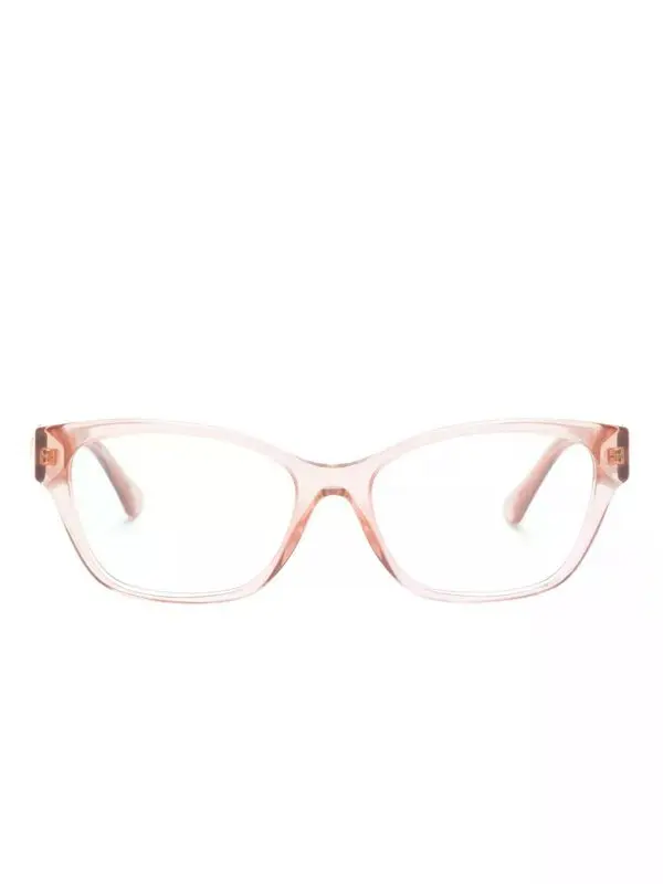 Versace Medusa Plaque Cat-eye Glasses - Pink