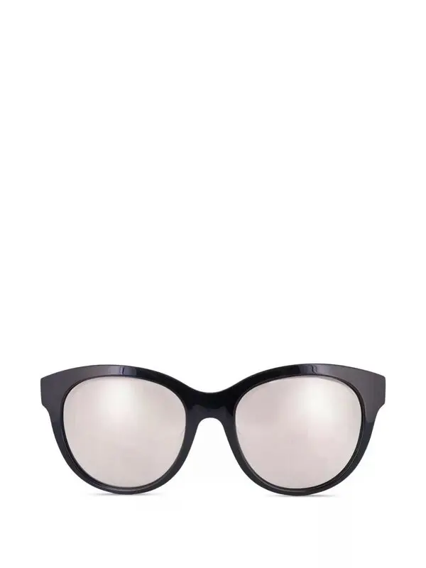 Mcm Logo-plaque Sunglasses - Black