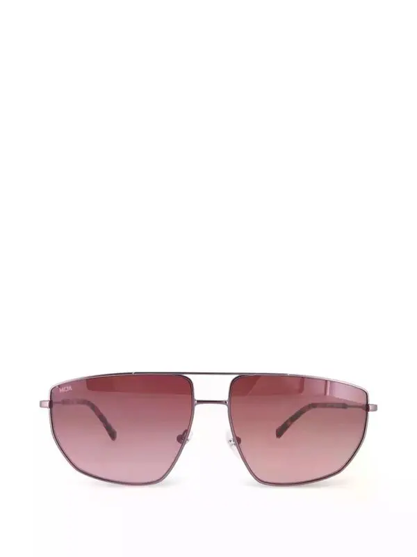 Mcm Double-bridge Pilot-frame Sunglasses - Grey